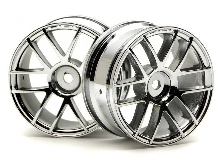 SPLIT 6 WHEEL 26mm CHROME | Koła Felgi Opony RC \ 1/10 Touring Car ...